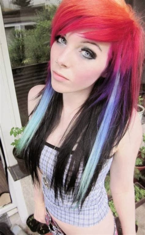 A Variety Of Emo Scene Hairstyles Latest Hairstyles