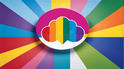 Pride Background With Lgbtq Pride Flag Colours Rainbow Stripes