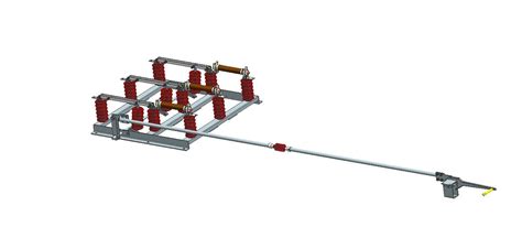 12kv 1250a Disconnecting Switch With Operation Rod Which Is Fixed With Insulator Buy