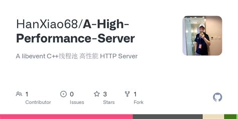 github hanxiao68 a high performance server a libevent c 线程池 高性能