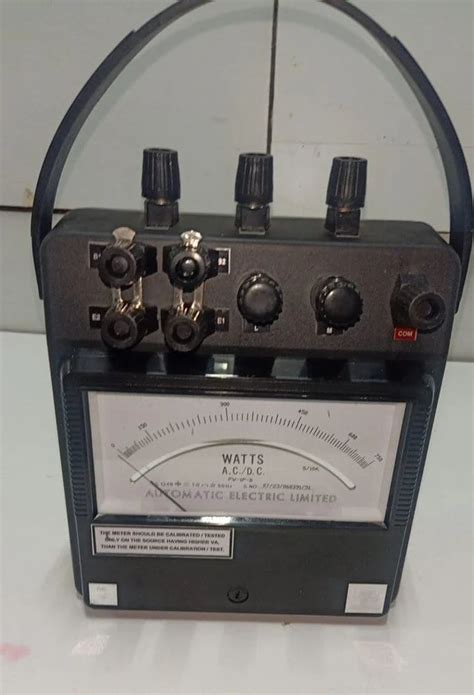 Analog Portable Wattmeter For Industrial At ₹ 2900 Piece In Pimpri Chinchwad Id 2851876011733