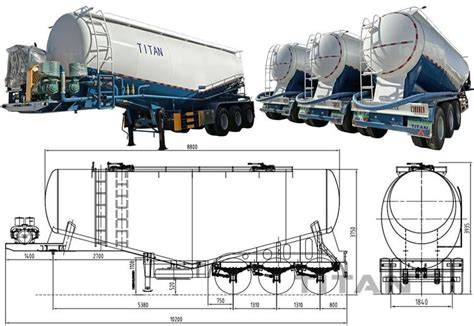 50 Ton Bulk Cement Trailers For Sale Bulk Cement Tanker Truck