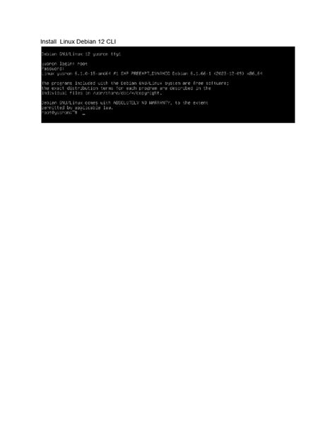 Lab1 Install Linux Debian 12 Cli Pdf