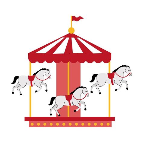 Cute Carousel Drawing