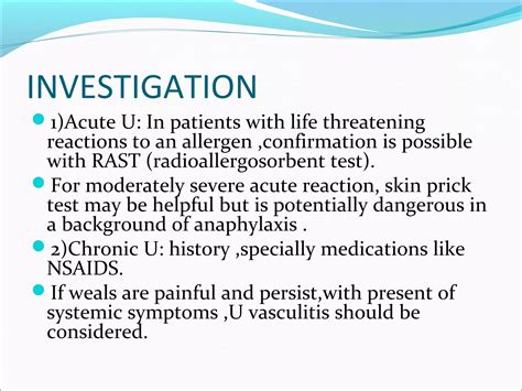 Clinical Approach To Urticaria And Angiodema Ppt Skin And Dermatology Diseases And Conditions