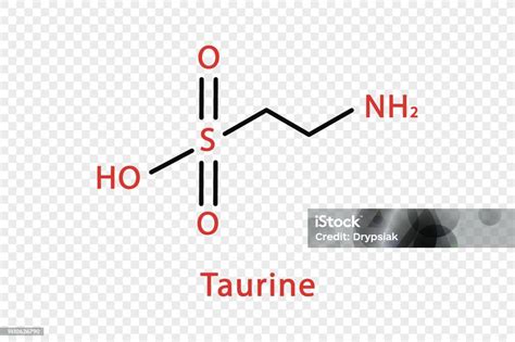 타우린 화학 공식 투명한 배경에서 분리 된 타우린 구조 화학 공식 2차 도형에 대한 스톡 벡터 아트 및 기타 이미지 2차 도형 개념 개념과 주제 Istock