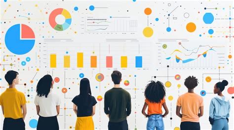 Premium Photo People Analyzing Data Visualizations In A Modern Workspace