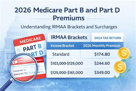 2026 Medicare Irmaa Income Surcharges How Part B And Part D Premiums