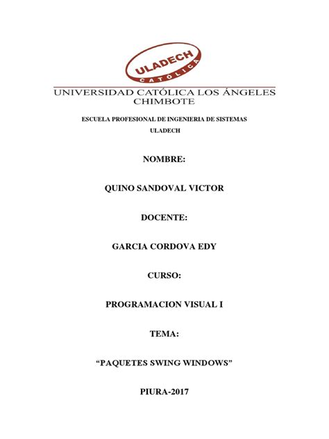 Swing Pdf Java Lenguaje De Programación Desarrollo De Software