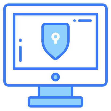 Secure Computer Generic Color Lineal Color Icon