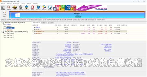 筆記型電腦換ssd遷移系統的好工具！支援系統遷移到外接硬碟免費軟體 Diskgenius 傳說中的挨踢部門