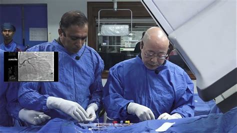 Lmca Bifurcation With Mid Lad Om1 And Om2 Stenoses By Dr Saito With