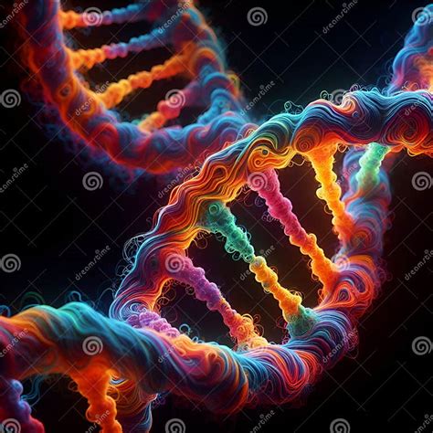 Diverse Dna Arrangements Exploring Genetic Complexity Stock Illustration Illustration Of