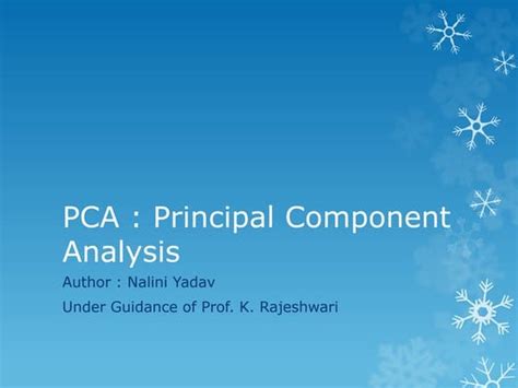 Pca Ppt