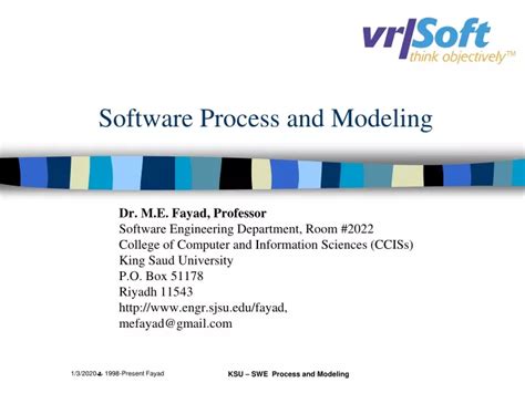 Ppt Software Process And Modeling Understanding Standards And
