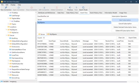 OPCUA Client Simulator OPCUA Client Simulator