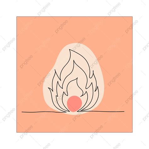 Abstract Fire Drawing