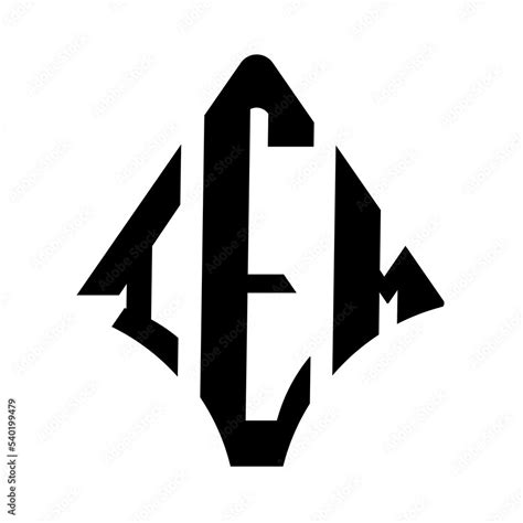 Iem Logo Iem Logo Letter Logo Design Vector Image Iem Letter Logo
