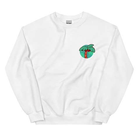 Palm Tree Double Sided Unisex Sweatshirt The Tim Tracker