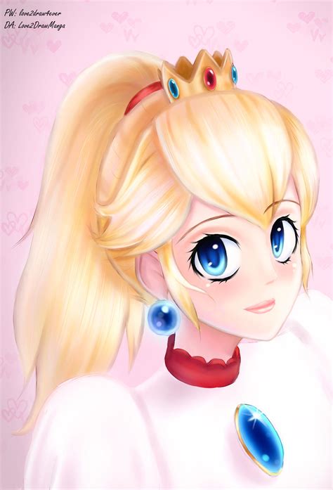 Princess Peach Fire Flower By Love Drawmanga On Deviantart