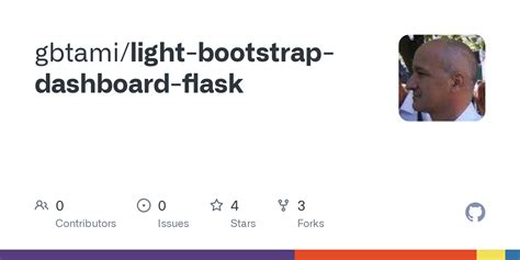 Github Gbtamilight Bootstrap Dashboard Flask