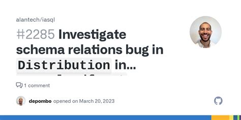 investigate schema relations bug in `distribution` in `aws cloudfront