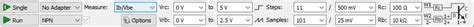 Is It Possible To Plot Ic F Vbe With Ib As Parameter Shown On The Plots In Stead Of Vrb Test