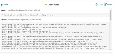 Python Script Has Been Killed Due To Timeout After Cloudera