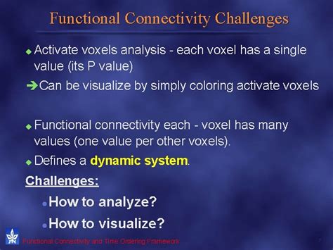 Functional Connectivity Based Framework For Analysis And Visualization