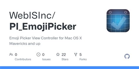 GitHub WebISInc PI EmojiPicker Emoji Picker View Controller For Mac OS X Mavericks And Up