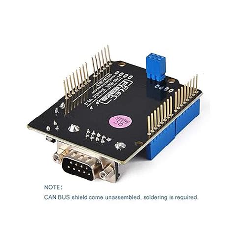 MCP Can Bus Shield Board SPI Interface Pins Standard Sub D Connector Expansion Module
