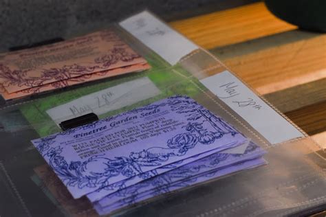 Seed Packet Organization Reformation Acres