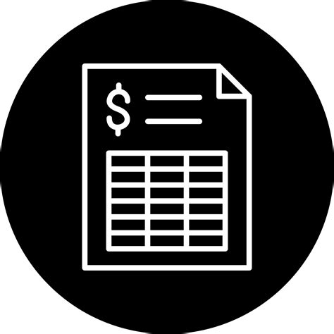 Spreadsheet Vector Icon Style 22551165 Vector Art At Vecteezy