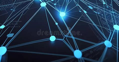 Abstract Future Internet Technology Network Concept Background Stock Illustration Illustration