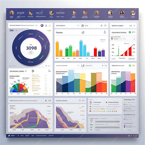 Premium Ai Image Web Dashboard Hr Employee Performance Dashboard