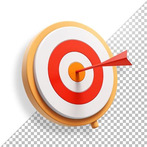 Target Shooting 3d Without Background Premium Ai Generated Psd