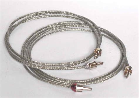 Fender Reverb Cable Set Long 110 140cm Shielded Rca Retroamplis