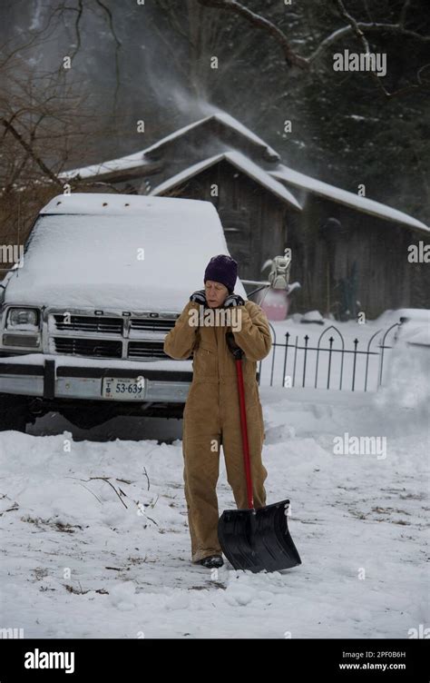 United States 022215 A Snow Covered Village Of Pine Grove In Clarke
