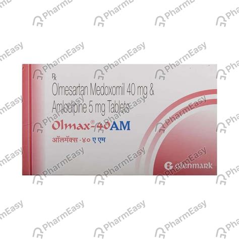 Olmax Am 40mg Tablets Uses Side Effects Price And Dosage Pharmeasy