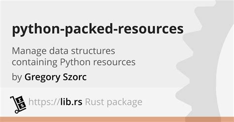 python packed resources — rust 中的数据结构 lib rs rust 包仓库