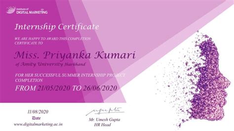 Priyanka Kumari On Linkedin Intern Internship2020 Internship