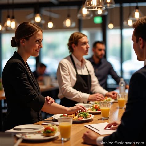 Restaurant Employee Training Stable Diffusion Online