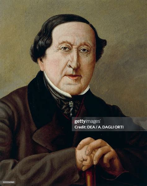 R Severini Portrait Of Gioacchino Rossini Italian Composer News