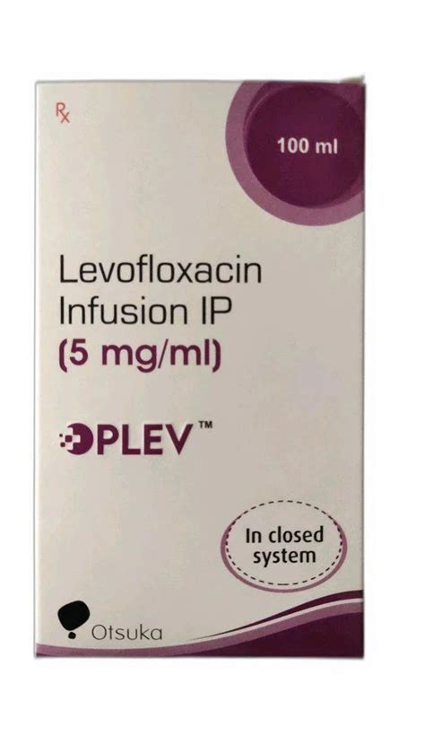 Levofloxacin Infusion Ip 100ml At ₹ 65box Pharmaceutical Injection
