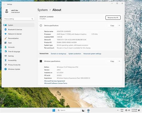 Installer Windows 11 IoT Enterprise LTSC Korbens