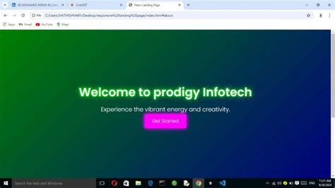 Arun Ec On Linkedin Webdevelopment Responsivedesign Learningjourney Prodigyinfotech