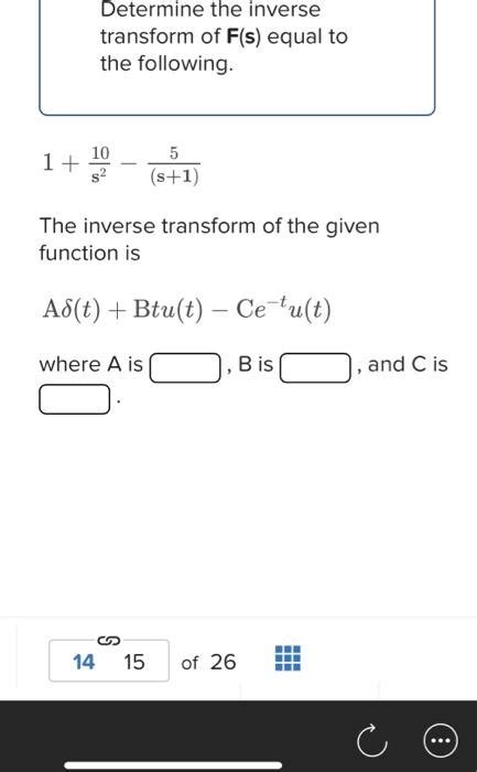 solved obtain the time domain expression which corresponds