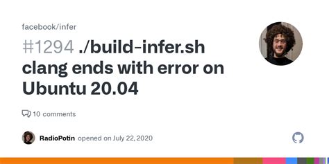 Build Infersh Clang Ends With Error On Ubuntu 2004 · Issue 1294