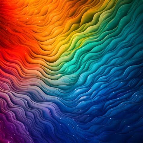 Premium Vector Rainbow Colorful Waves Lines As Abstract Background