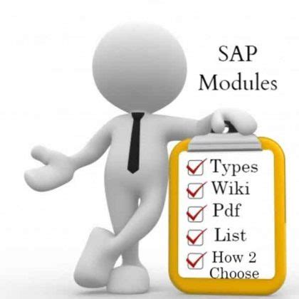 SAP Modules List Wiki SAP Sub Modules Types Modules In Demand